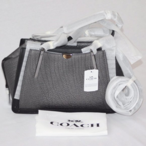 Coach | Bags | Coach Dreamer Series Satchel Gmmetallic Graphite | Poshmark